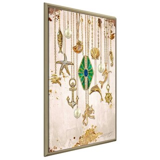 "Nautical Necklaces" by Jodi Print on Floating Canvas - Bed Bath ...
