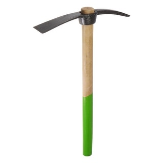 Single Head Sharp Hoe 16" Steel Mattock Pick Digging Hoe with Wooden ...