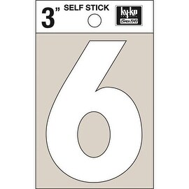 White Vinyl Die-Cut Self-Stick Numbers - Bed Bath & Beyond - 12286241