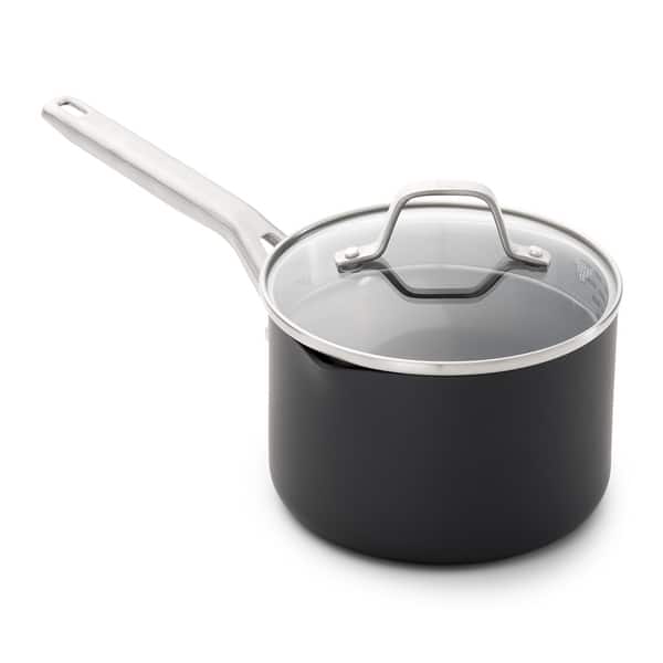 Calphalon Hard-Anodized Nonstick 2.5-Qt. Sauce Pan with Lid - Bed Bath ...