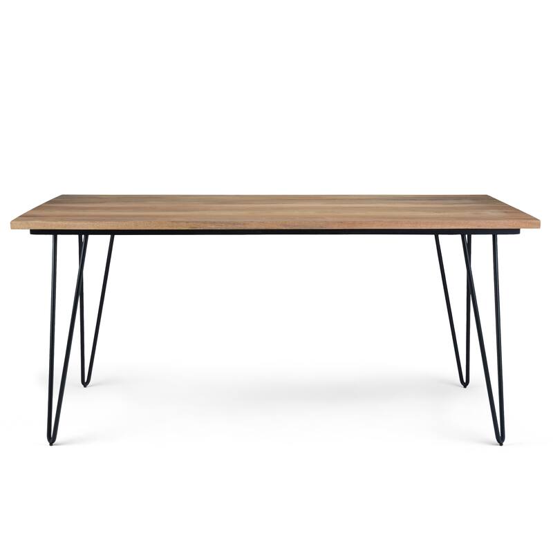 WYNDENHALL Moreno Industrial Mango Wood Dining Table - On Sale - Bed ...