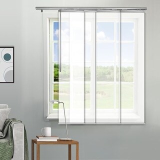 Heathered Grey 4-Panel 15.75" Panels, Extendable 34"-57"W X 68"L - Bed ...