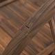 Outsunny 3.3ft Wooden Garden Bridge Arc Stained Finish Walkway with ...