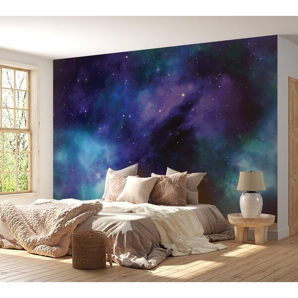 nebula wall mural