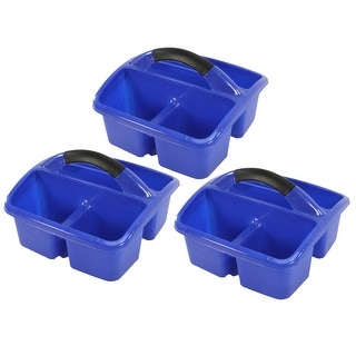Romanoff Deluxe Small Utility Caddy, Blue, Pack of 3 - Bed Bath ...