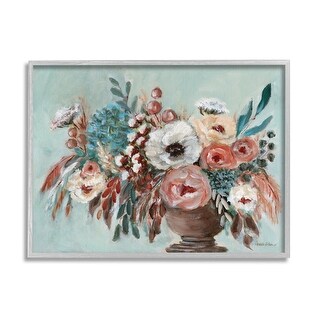 Stupell Rustic Florals Painting Framed Giclee Art Design by Amanda ...