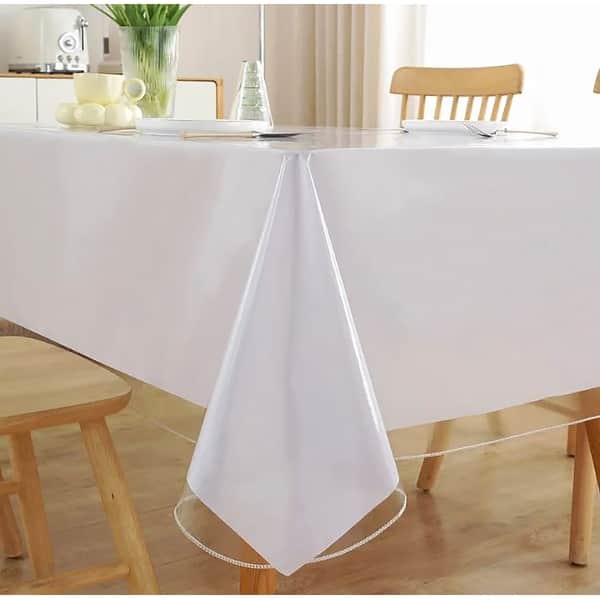 clear dining table cloth