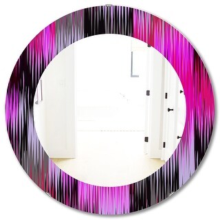 Designart 'Geometric Cream Block I' Printed Modern WallMirror ...