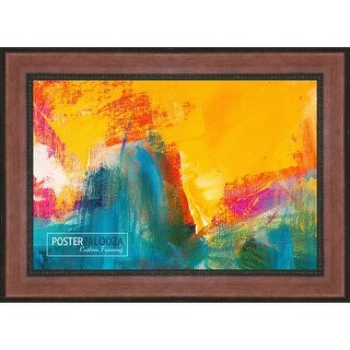 26x19 Traditional Cherry Complete Wood Picture Frame with UV Acrylic ...