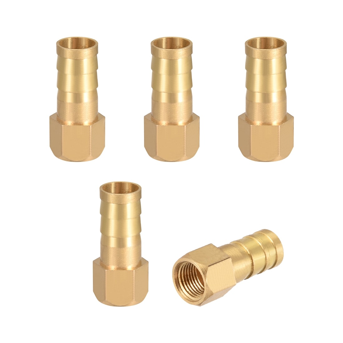 Brass Barb Hose Fitting 6mm Barbed x G3/8 Female Pipe w Hose Clamp 2Set ...