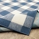 Style Haven Gingham Check Indoor/Outdoor Area Rug.. - Bed Bath & Beyond ...