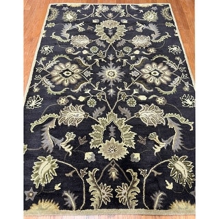 HERAT ORIENTAL Handmade Tibetan Wool Rug - 5' x 7'7 - Bed Bath & Beyond ...