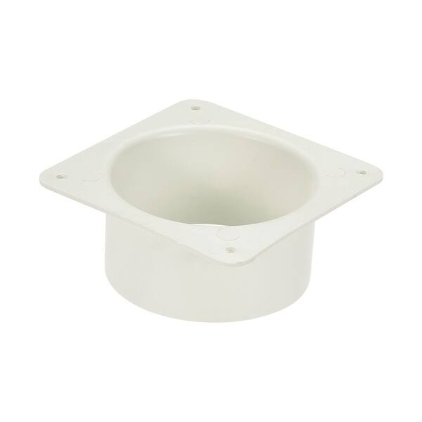 4Inch Duct Connector Flange ABS Plastic Mounting Plate Hose Pipe ...