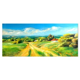 Designart 'Color of Summer' Landscape Metal Wall Art - Bed Bath ...