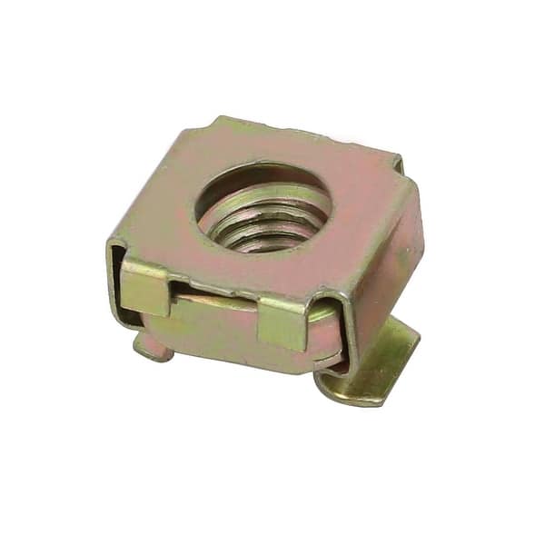 15pcs M8 Carbon Steel Captive Cage Nut for Server Shelf Cabinet - Brass ...