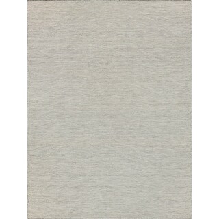 EXQUISITE RUGS Chelsea Flatweave New Zealand Wool Beige/Grey Area Rug ...