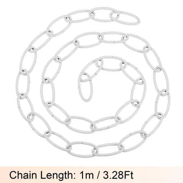 Pendant Light Fixture Chains 3mm Thick 1m Long with Chain Connectors ...