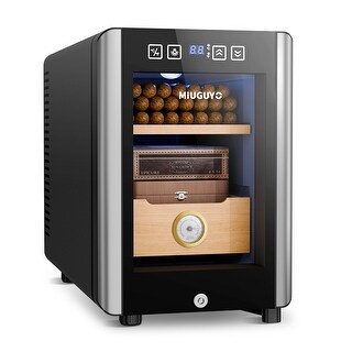 Elegant Cigar Humidor: Spanish Cedar Interior，Precise Temperature and ...