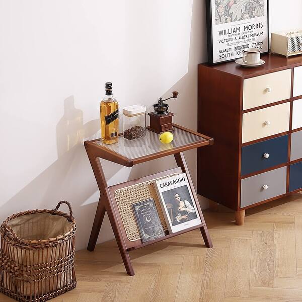 hippie bedside table