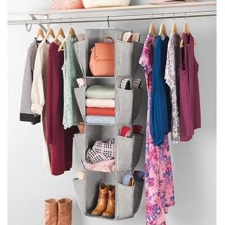 Whitmor Rotating 5-Shelf Closet Organizer with 30 Pockets - Bed Bath ...