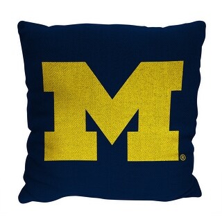 NCAA Michigan Wolverines Invert 20 Inch Pillow - Bed Bath & Beyond ...