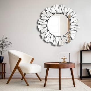 PEGASUS Round Sunburst Wall Mirror - Bed Bath & Beyond - 39292315