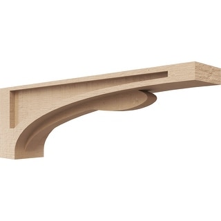 Series 3 Thin Viola Rough Cedar Woodgrain TimberThane Corbel, Primed ...