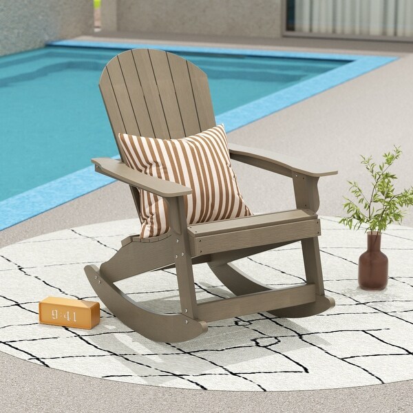 Eco-friendly Synthetic Wood Rocking Chair - On Sale - Bed Bath & Beyond ...