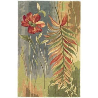 Domani Classics Tropical Spring Hand-tufted Wool Rug - Bed Bath ...