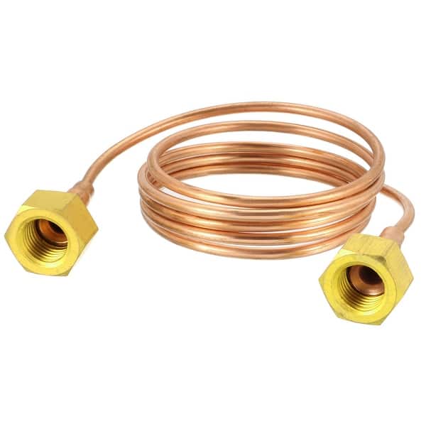 Refrigeration Tubing 3mm OD Copper Tubing Coil with Short Flared Nuts - Bed Bath & Beyond - 37314181
