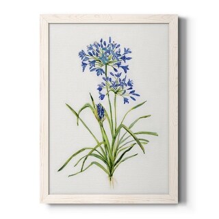 Blue Lively Botanical I-Premium Framed Canvas - Ready to Hang - Bed ...