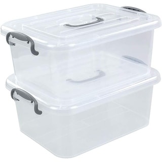2-Pack Clear Storage Latch Box - Bed Bath & Beyond - 39120528
