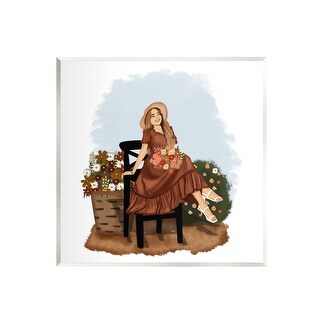 Stupell Floral Fashionista in Garden Wall Plaque Art Design by Saba ...