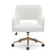 Boucle Upholstered Office/ Desk Chair - Swivel/ Adjustable Height - Bed ...