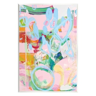 Stupell Pastel Abstract Expression Wall Plaque Art Design By Kamdon ...