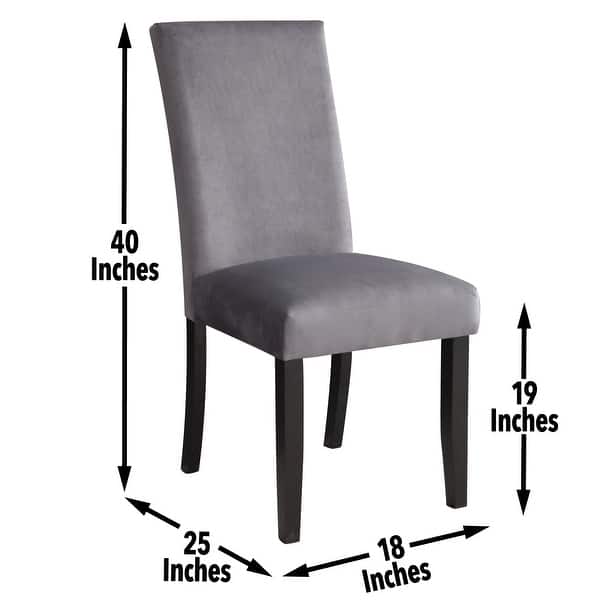 Velvet Side Chair Set of 2 - Bed Bath & Beyond - 43680558