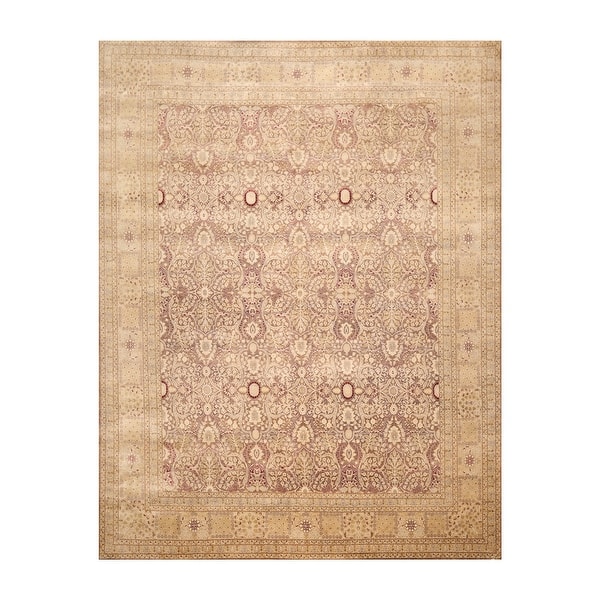 Hand Knotted Brown,Tan Persian Wool Oriental Area Rug (8x10) - 8' 1'' x ...