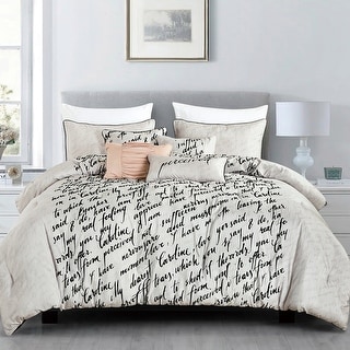 Imelda Luxury 7 Piece Comforter set - Bed Bath & Beyond - 37105984