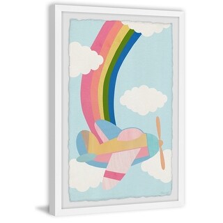 'Fly High in the Sky' Framed Painting Print - Bed Bath & Beyond - 34070122
