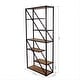 6-Tier Bookshelf, Modern Etagere Bookcase, Storage and Display Shelves ...