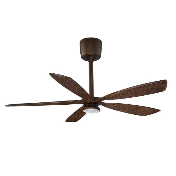 Phantom Architectural Bronze/Dark Maple 54-inch LED DC Motor Ceiling ...