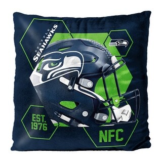 NFL Seattle Seahawks Connector 16 Inch Velvet Reverse Pillow - Bed Bath ...