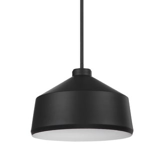 1-Light Clean Line Ceiling Pendant - 14" - Black - Bed Bath & Beyond ...