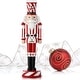 13" Resin Peppermint Nutcracker - Bed Bath & Beyond - 38248535
