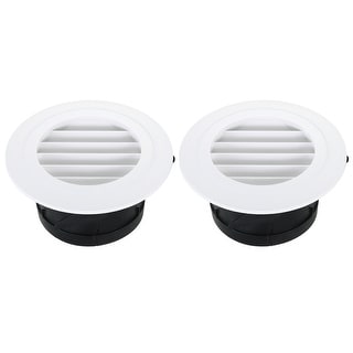 4" Round Air Vent 2pcs Ceiling Diffuser Grill Soffit Vent with Screen ...
