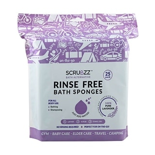 Scrubzz Bath Sponges Lavender Keep Your Bathroom Clean Free From - Bed ...