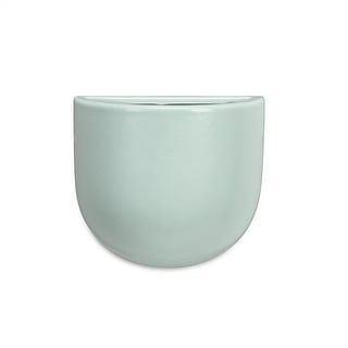 Mint Green Half Circle Wall Planter - Bed Bath & Beyond - 41774841