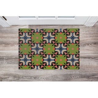 RETRO TILE MULTI Doormat By Becca Garrison - Bed Bath & Beyond - 37168308