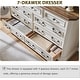 Farmhouse Drawers Dresser, Wood Chest of Drawers, Dressers Organizer ...