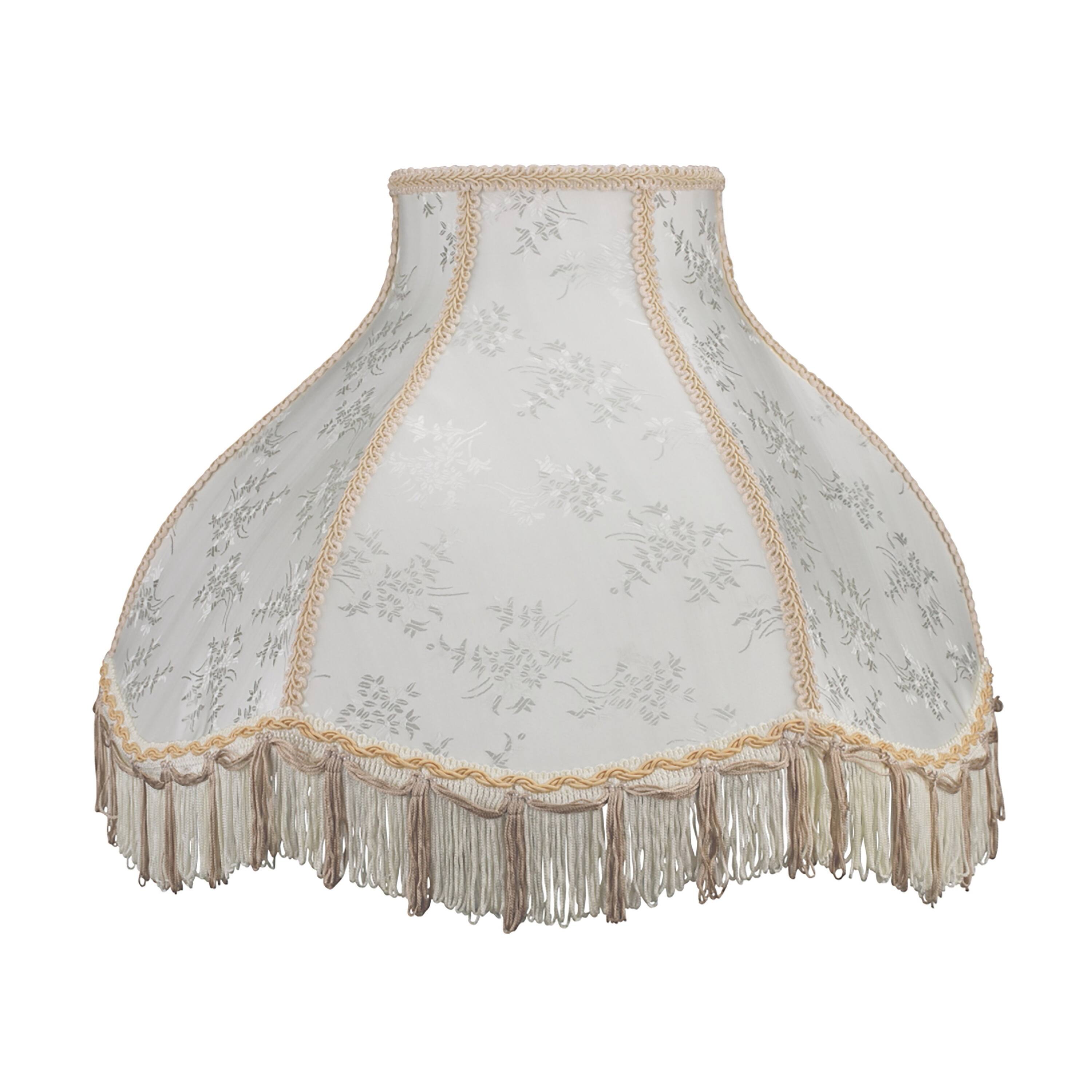 Aspen Creative Beige Scallop Bell Spider Lamp Shade 6" x 17" x 12" - On ...